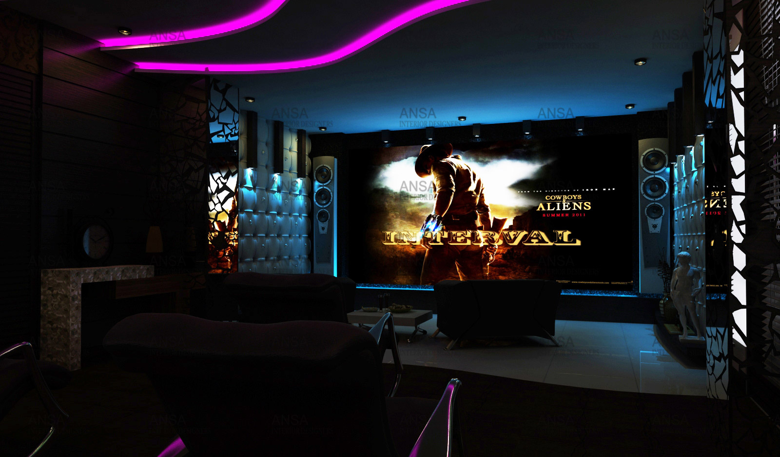 8 Great Tips On Home Theatre Interior Design - ANSA Interiors