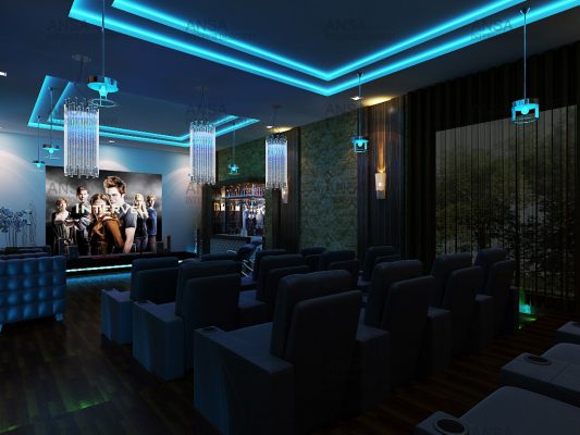 Home Theatre Interior Design - ANSA Interiors