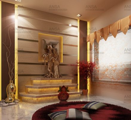 Mandir Interior Design - ANSA Interiors