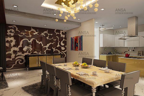 Dining Room Interior Design Portfolio | ANSA Interiors