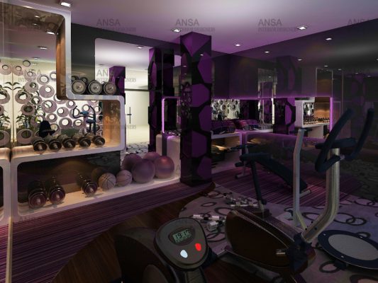 Gym Interior Design - ANSA Interiors