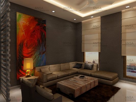 Rustic Interior Design In Delhi | ANSA Interiors