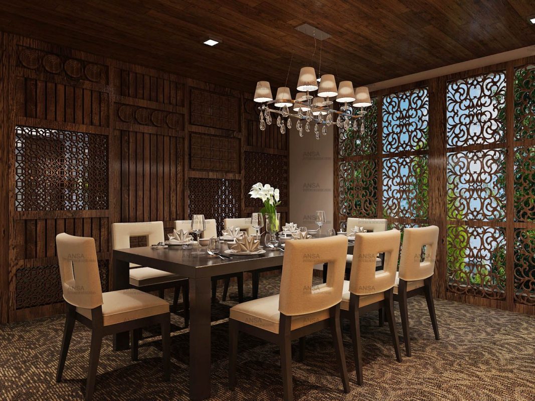 Dining Room Interior Design Portfolio | ANSA Interiors